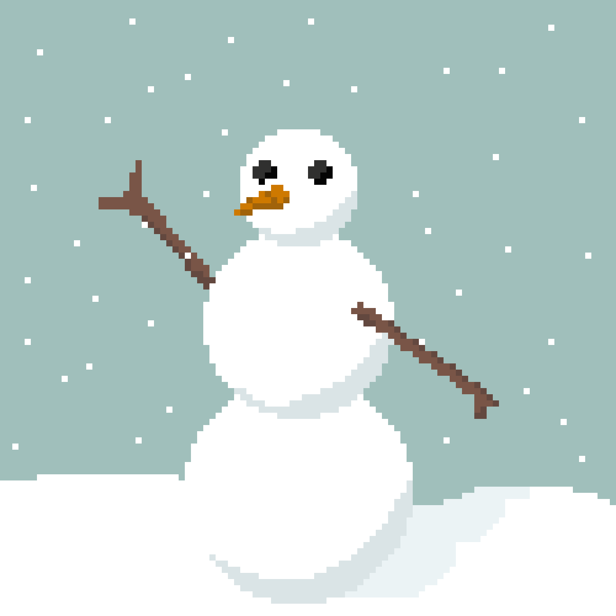 Pixilart - snowman by ArtisticDumbass