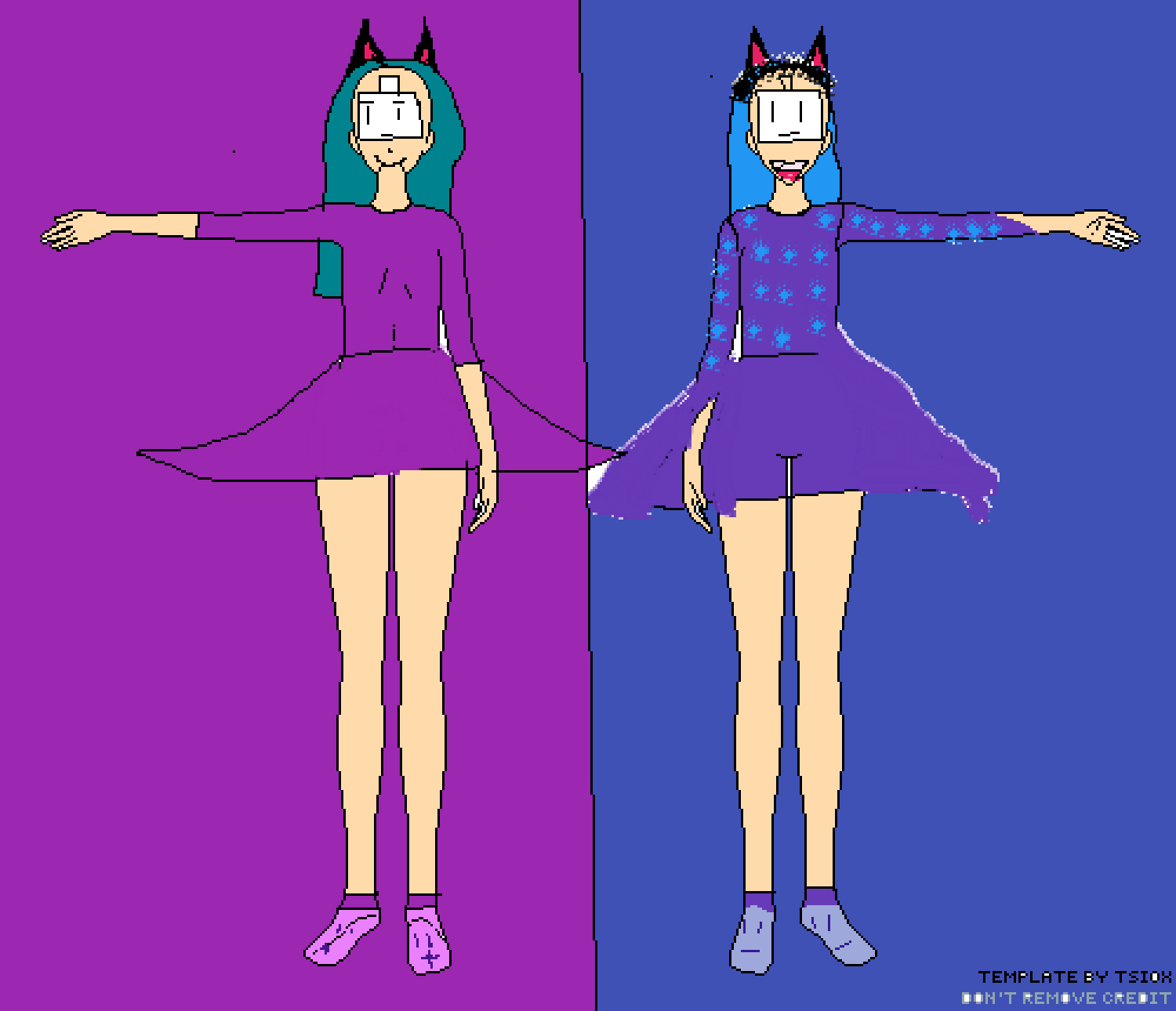 Editing Itsfunneh and lunar - Free online pixel art drawing tool - Pixilart