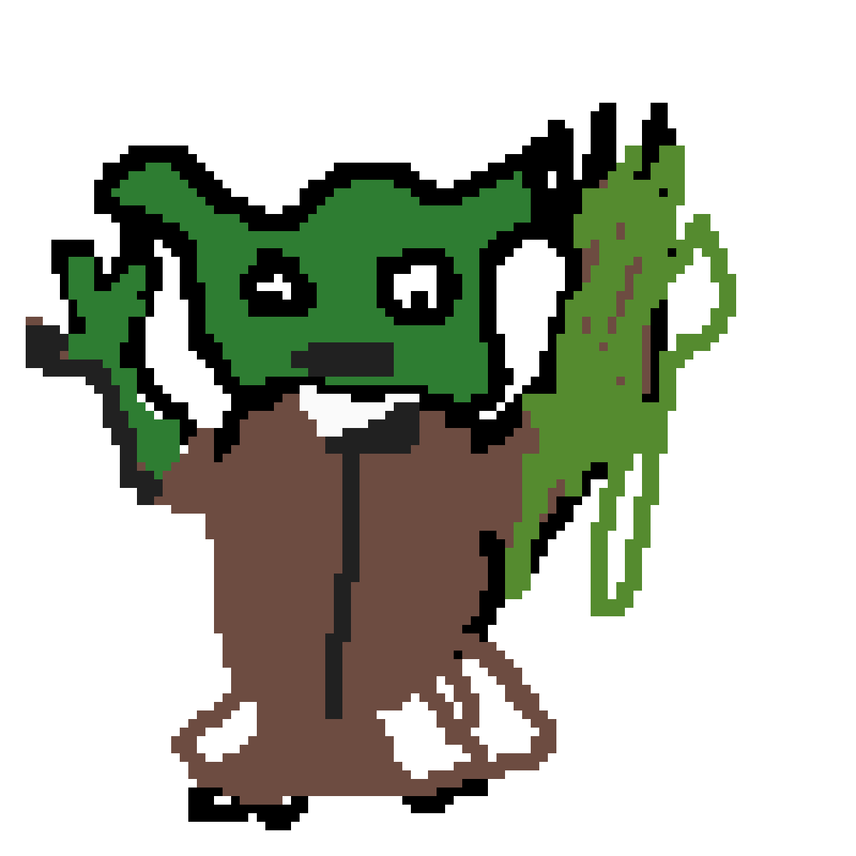Pixilart - yoda but disabled by WeeweeEpicGamer