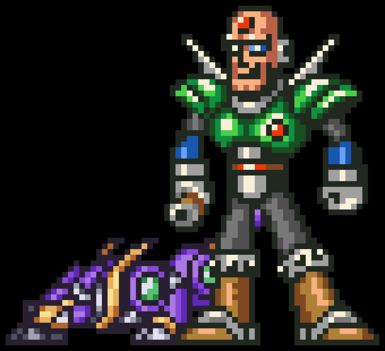Pixilart - Sigma and Velguarder by CRIMSON-TERROR