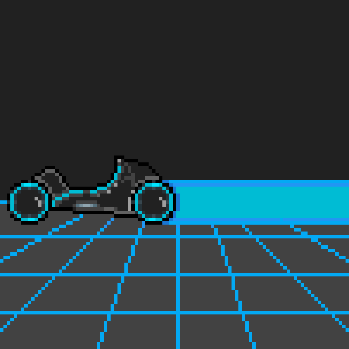 Pixilart - Tron (Light cycle) by thedonutpanda