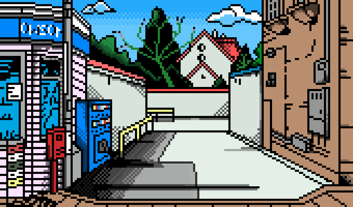 Pixilart - Ghost girl alley Morioh by breathruballs