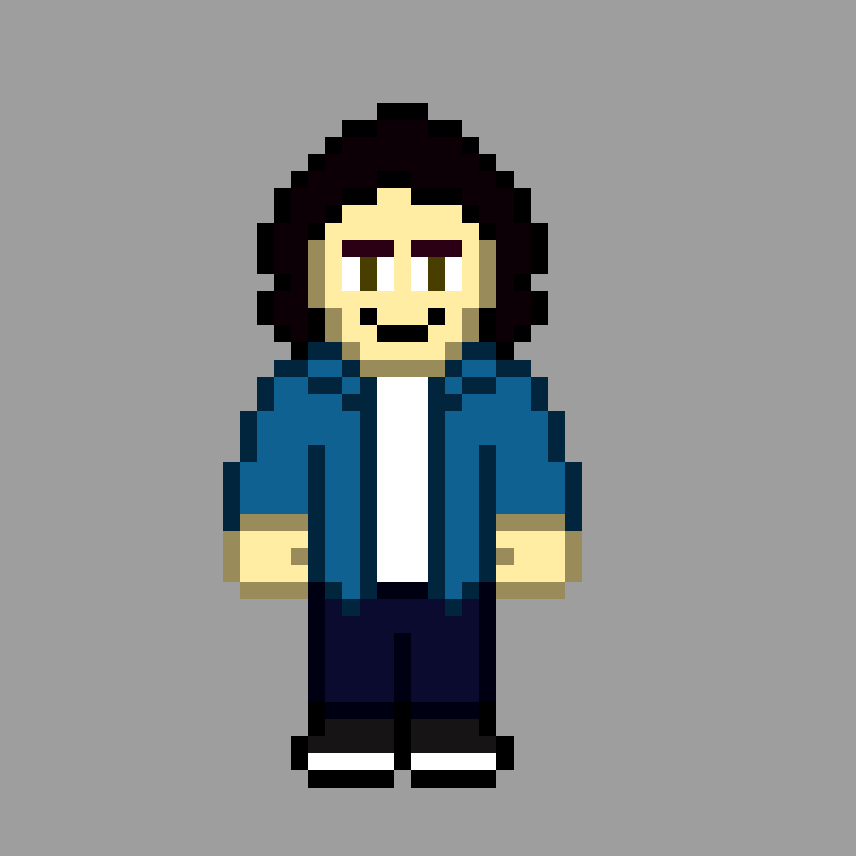 Pixilart - Calem Edwards Overworld Walking by Pootovish