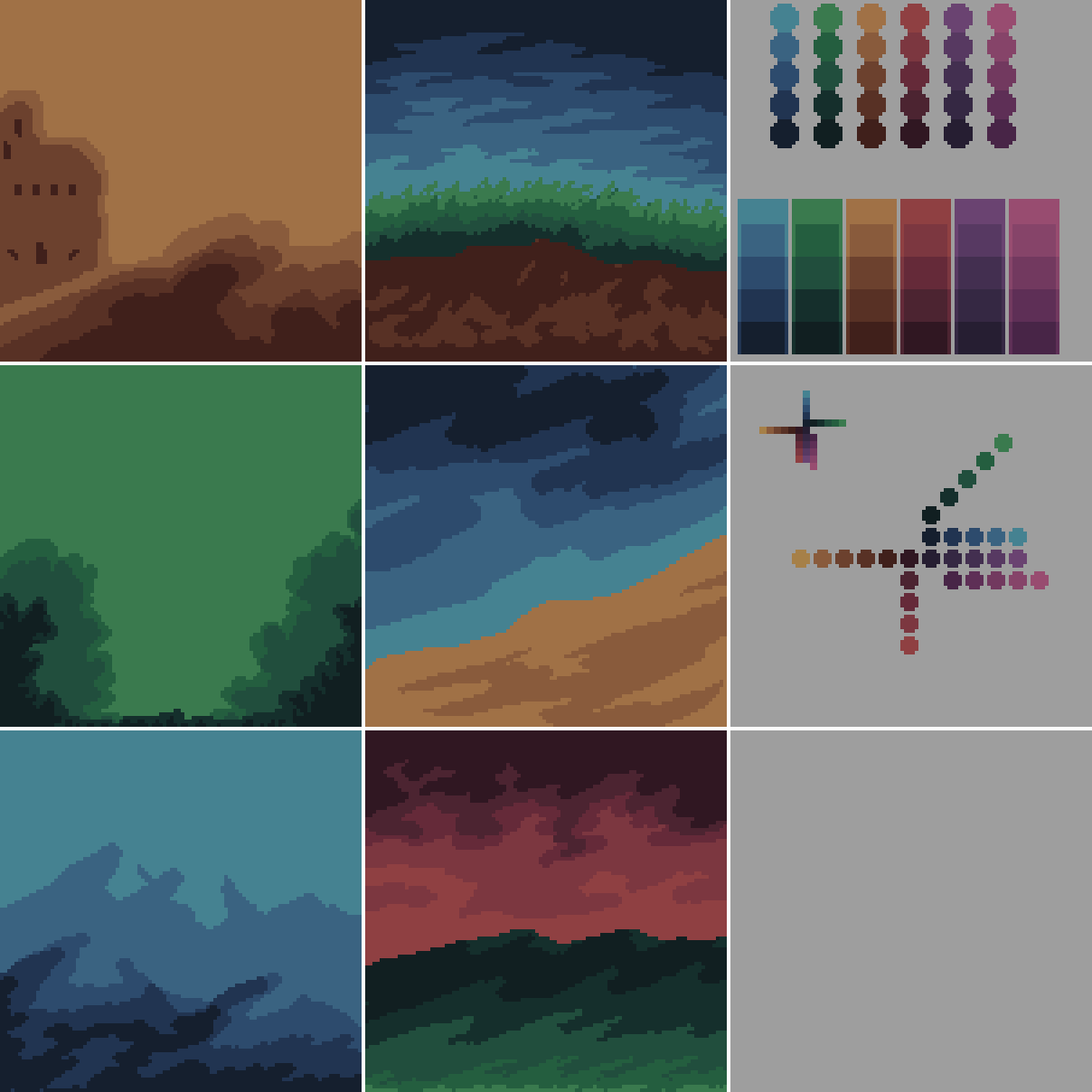 Pixilart - Palette Test 1 by Klafooty