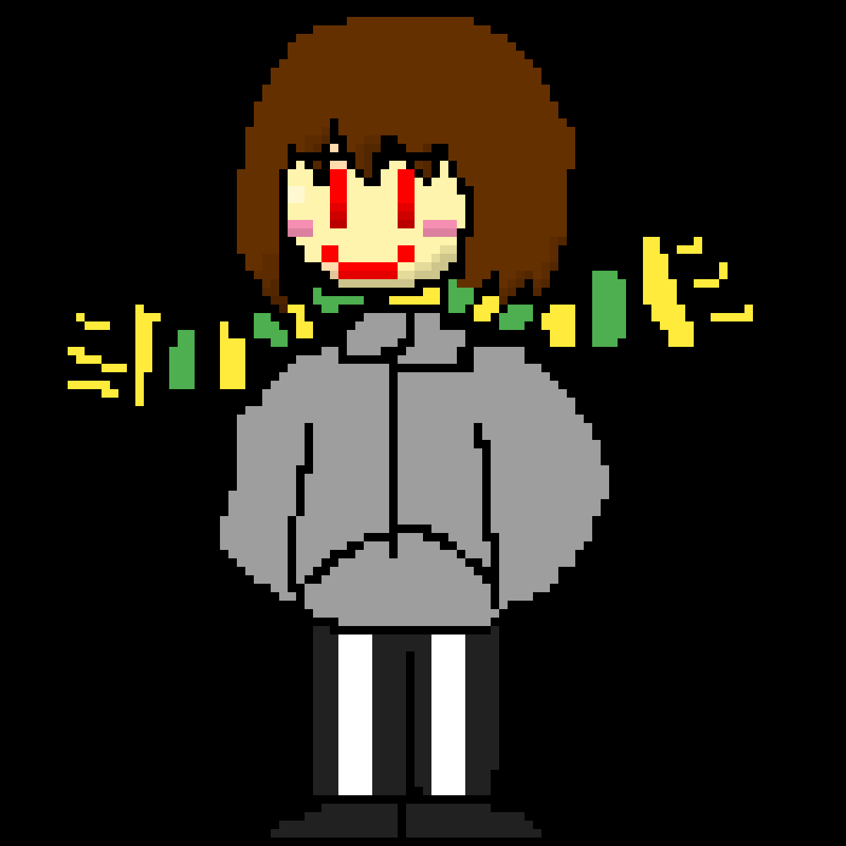 Editing inverted shift chara - Free online pixel art drawing tool ...