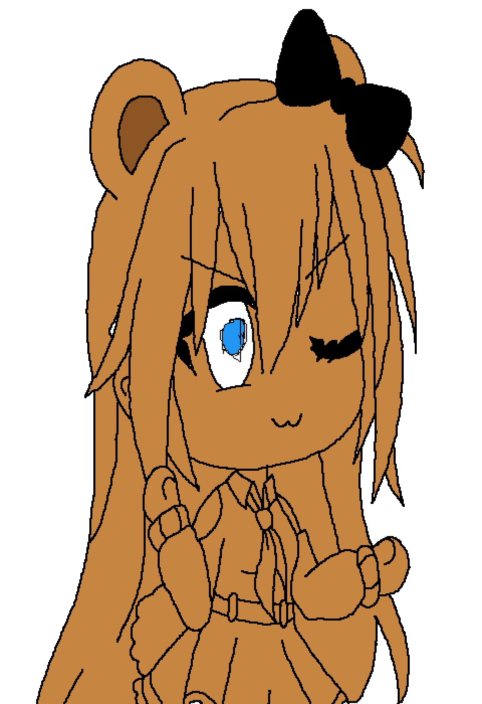 Pixilart - Girl freddy by stay-asleep