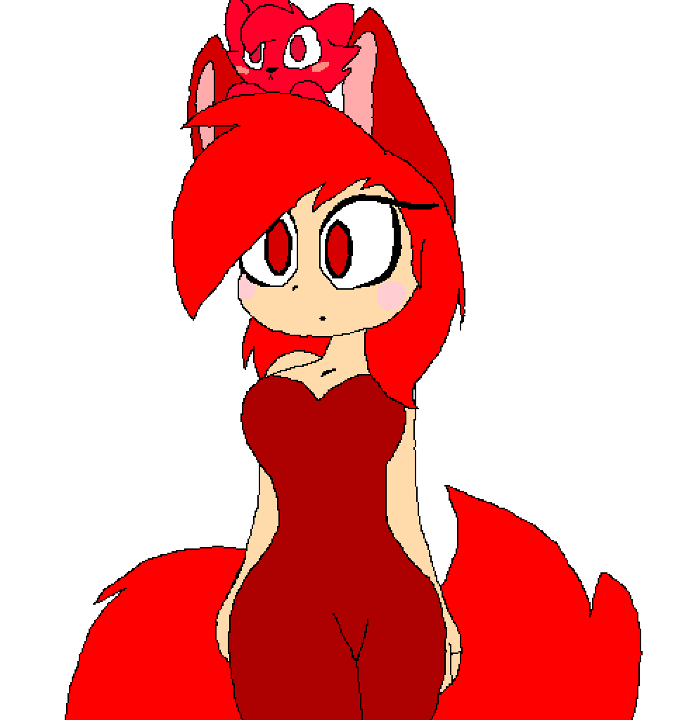 Editing Red Cat Girl - Free online pixel art drawing tool - Pixilart