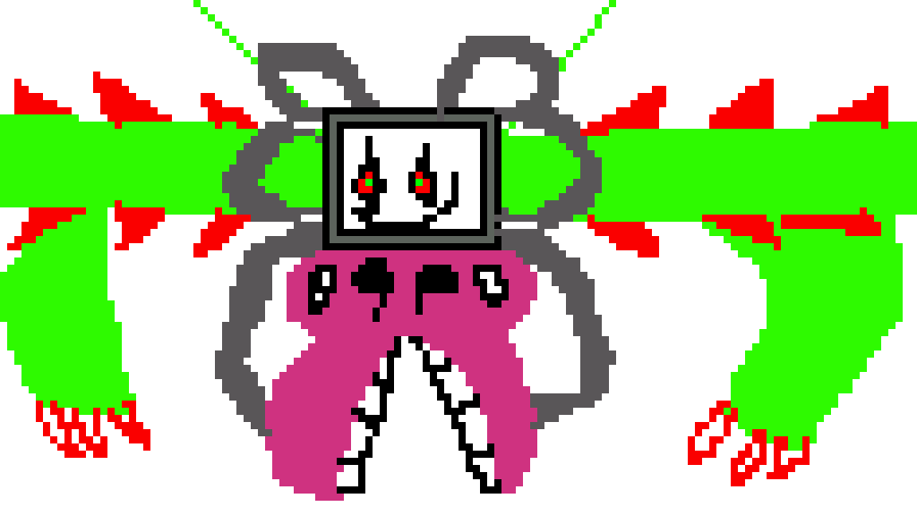 Pixilart - unfinished Omega Flowey by Anonymous