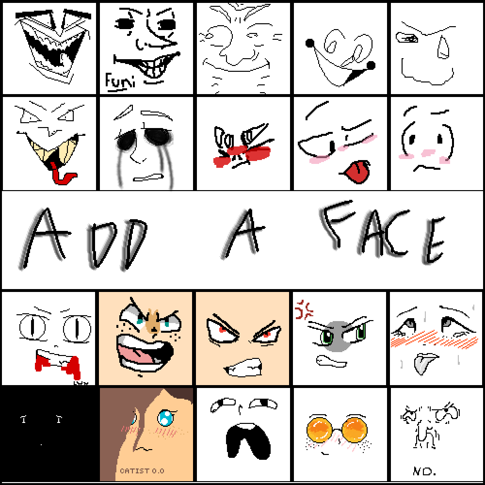 Editing Faces - Free online pixel art drawing tool - Pixilart