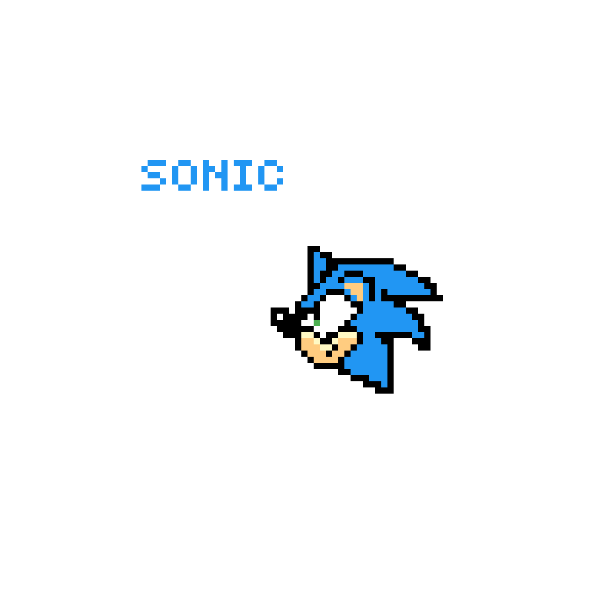 Pixilart - Sonic the hedgehog Pixel by Sonic40371