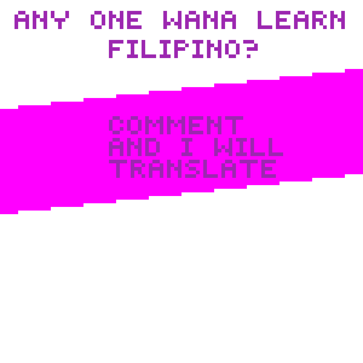 Pixilart - Learn Filipino by T0MARTS