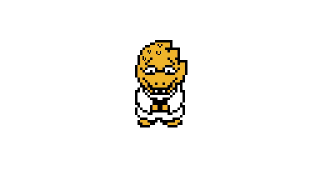 Pixilart - Dr Alphys sprite nervous by terrietont-