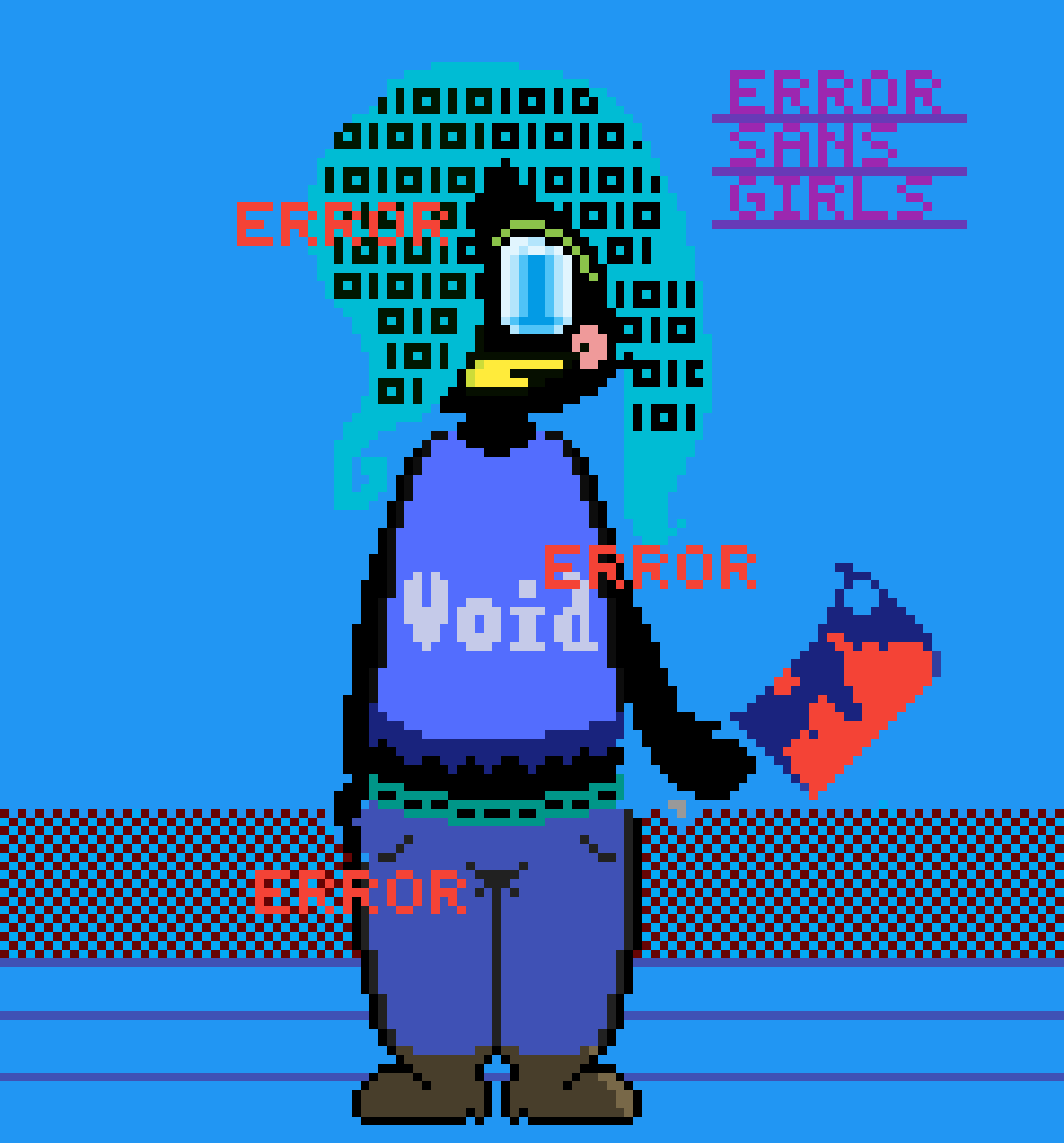 Pixilart - error sans girl by Jake-d-demon