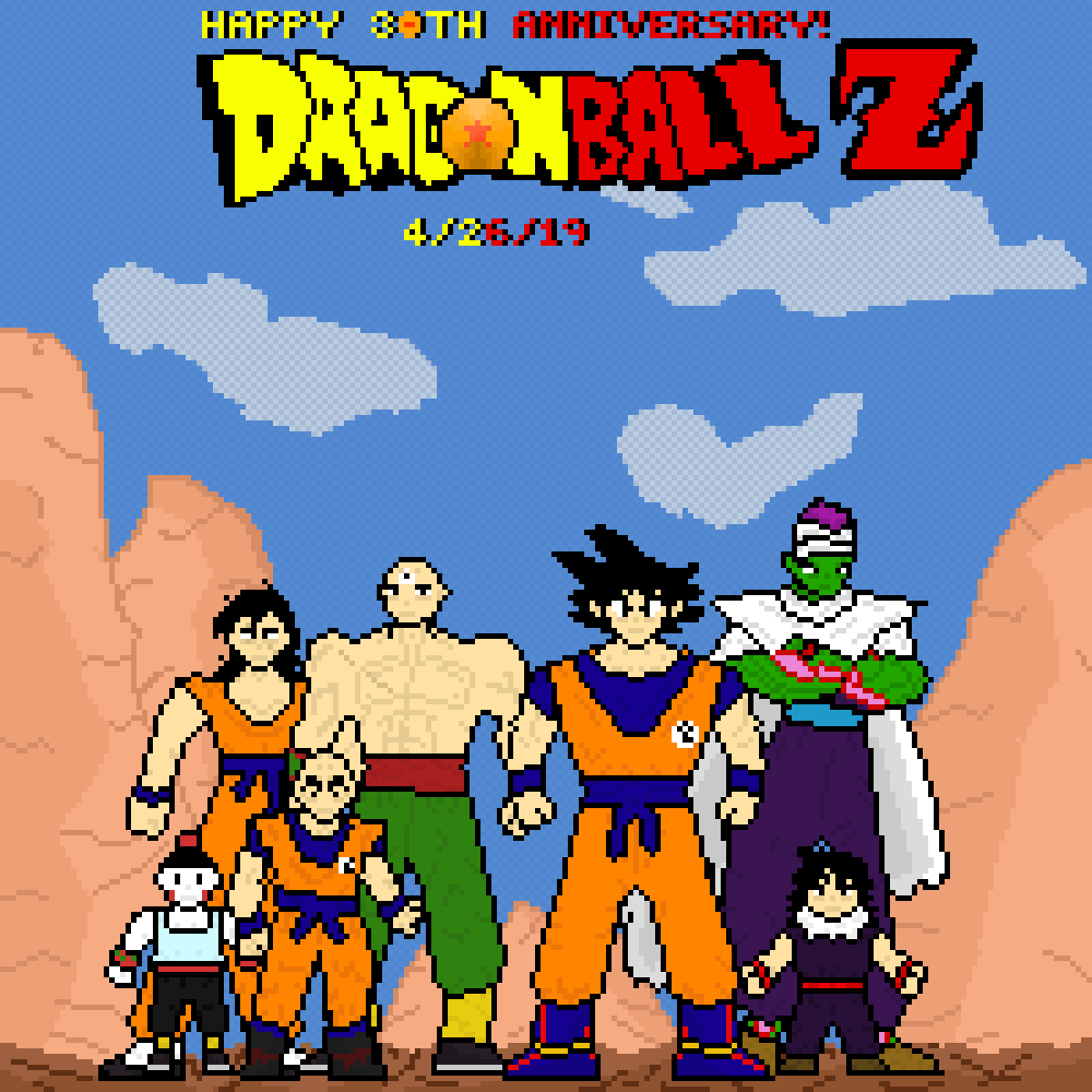 Pixilart - DBZ Tribute by Rezok
