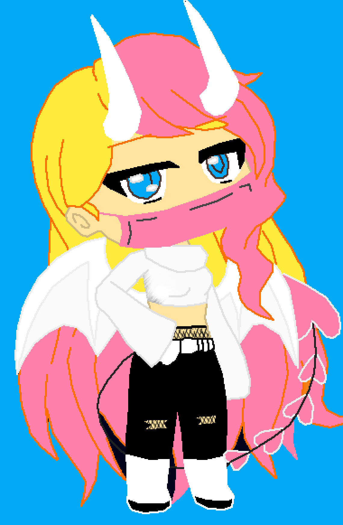 Editing gacha devil - Free online pixel art drawing tool - Pixilart