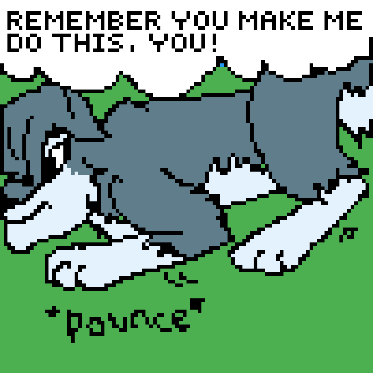 Pixilart - p o u n c e by Elvi-Tiger