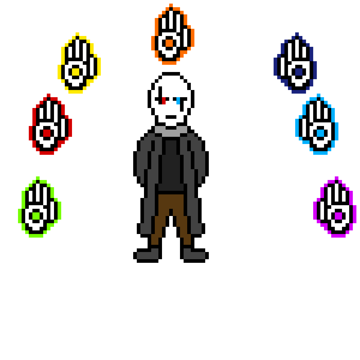 Pixilart - gaster by walt690