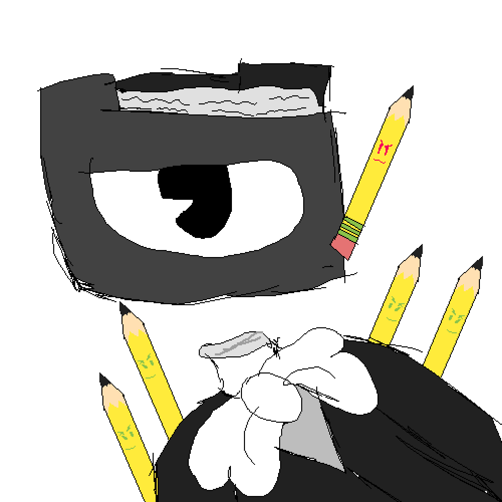 Pixilart - mister file pencil pals by pixlekid