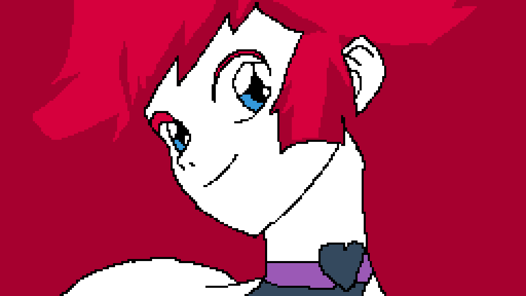 Editing Anime Girl Red Hair - Free online pixel art drawing tool - Pixilart