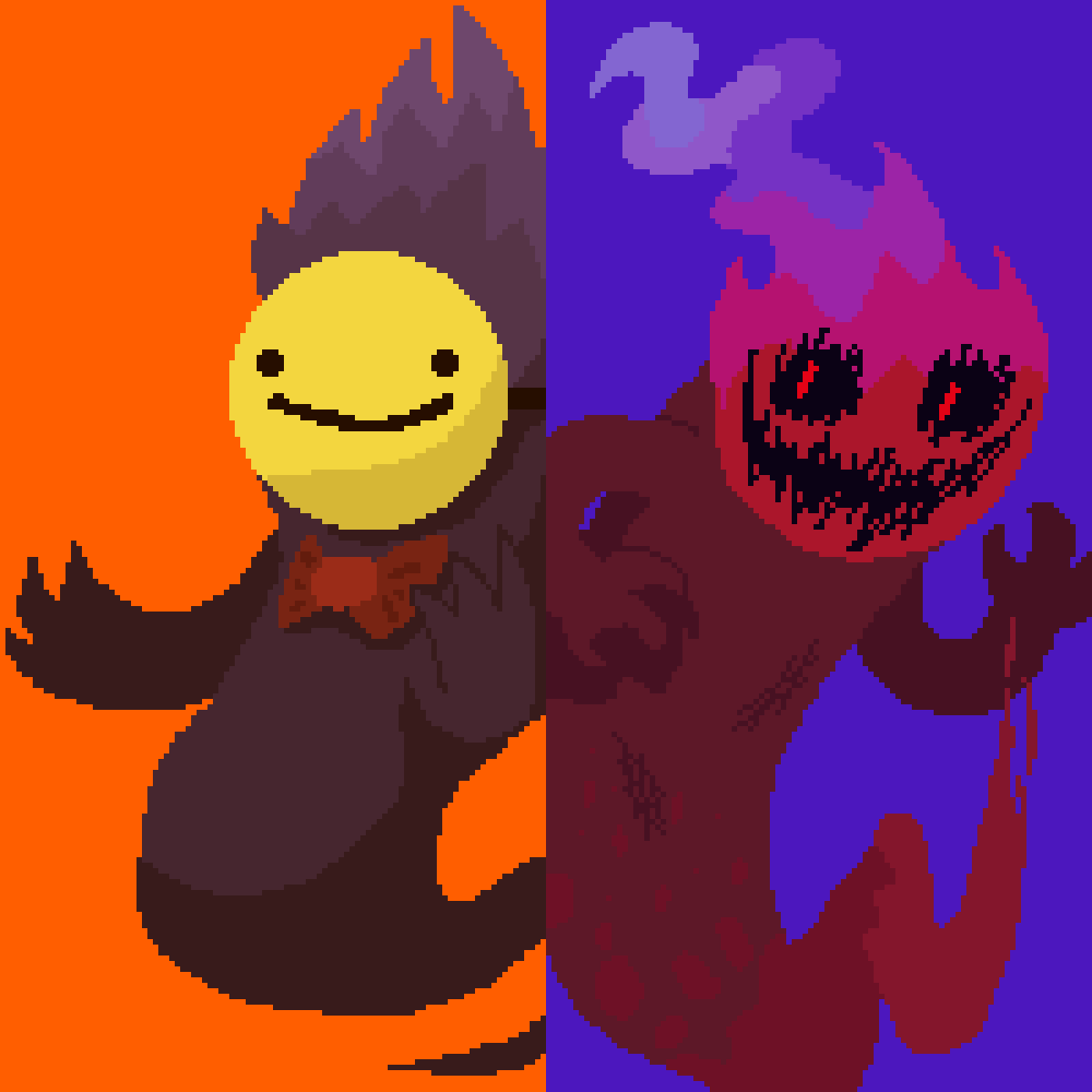 Pixilart - Grin by Dopey-Dragonite