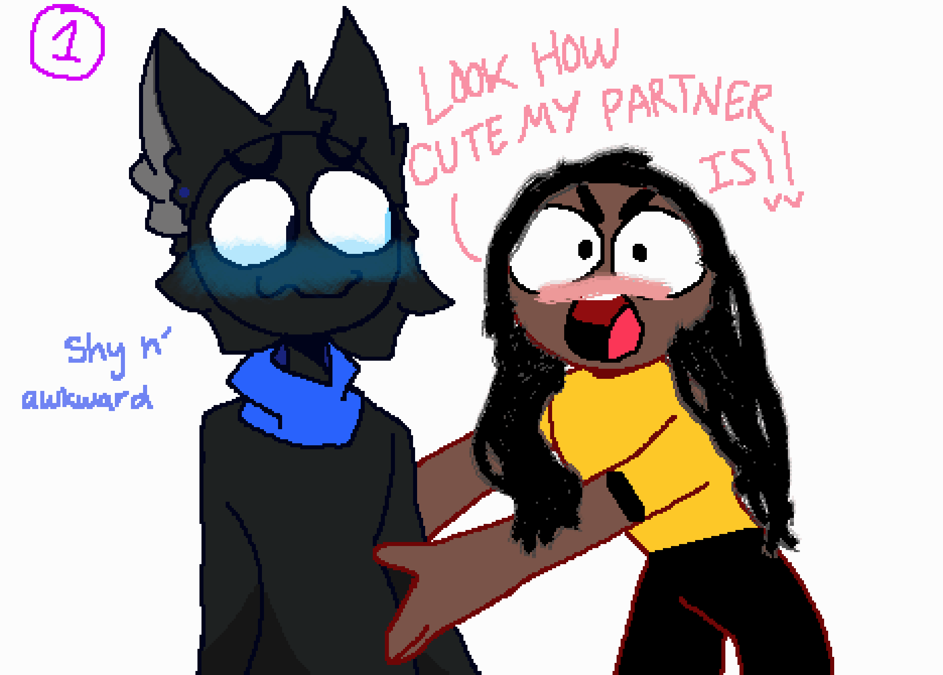 Pixilart - I am the scary will ---- by MOTHERDABI