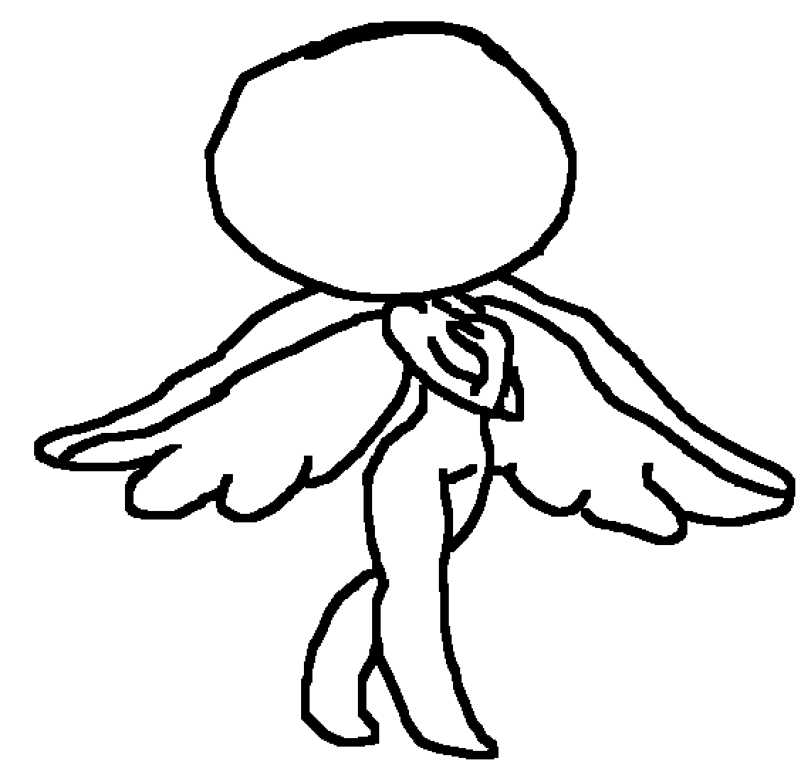 Pixilart - angel base! by NateWantToBatle