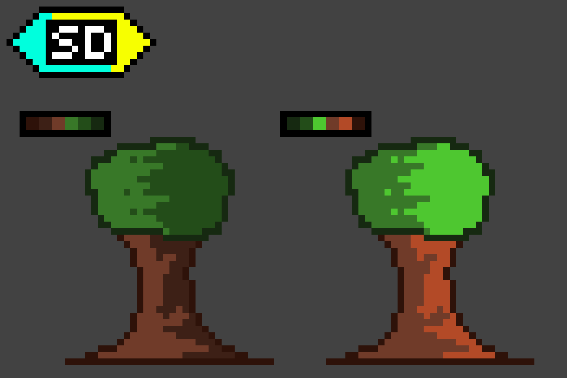 Pixilart - Tree Shading by SpongeDrew