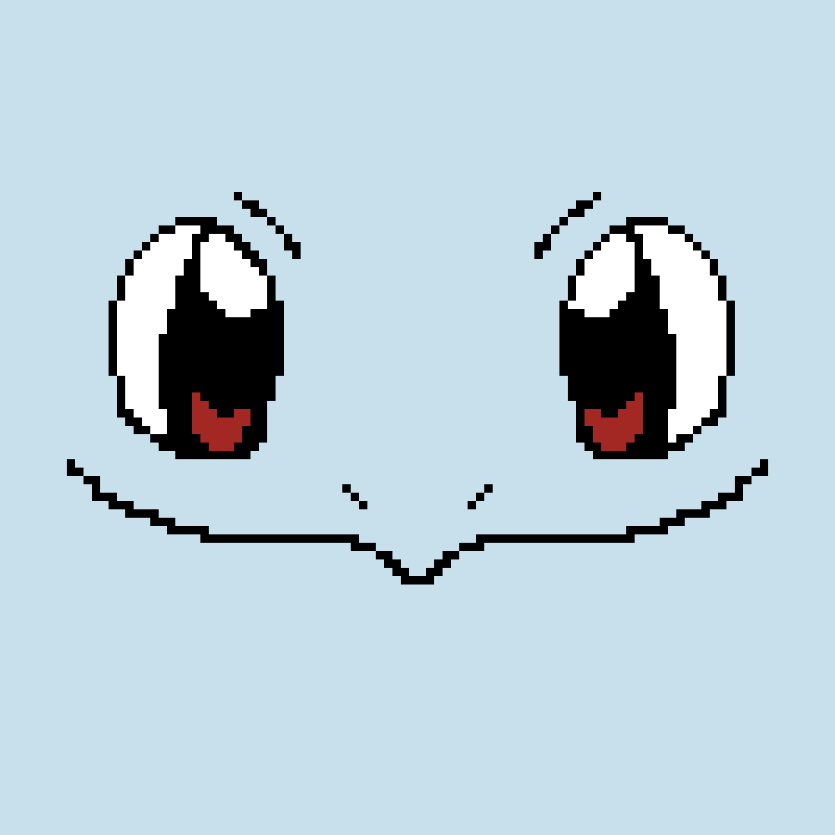 Pixilart - Squirtle face by Bugboynz