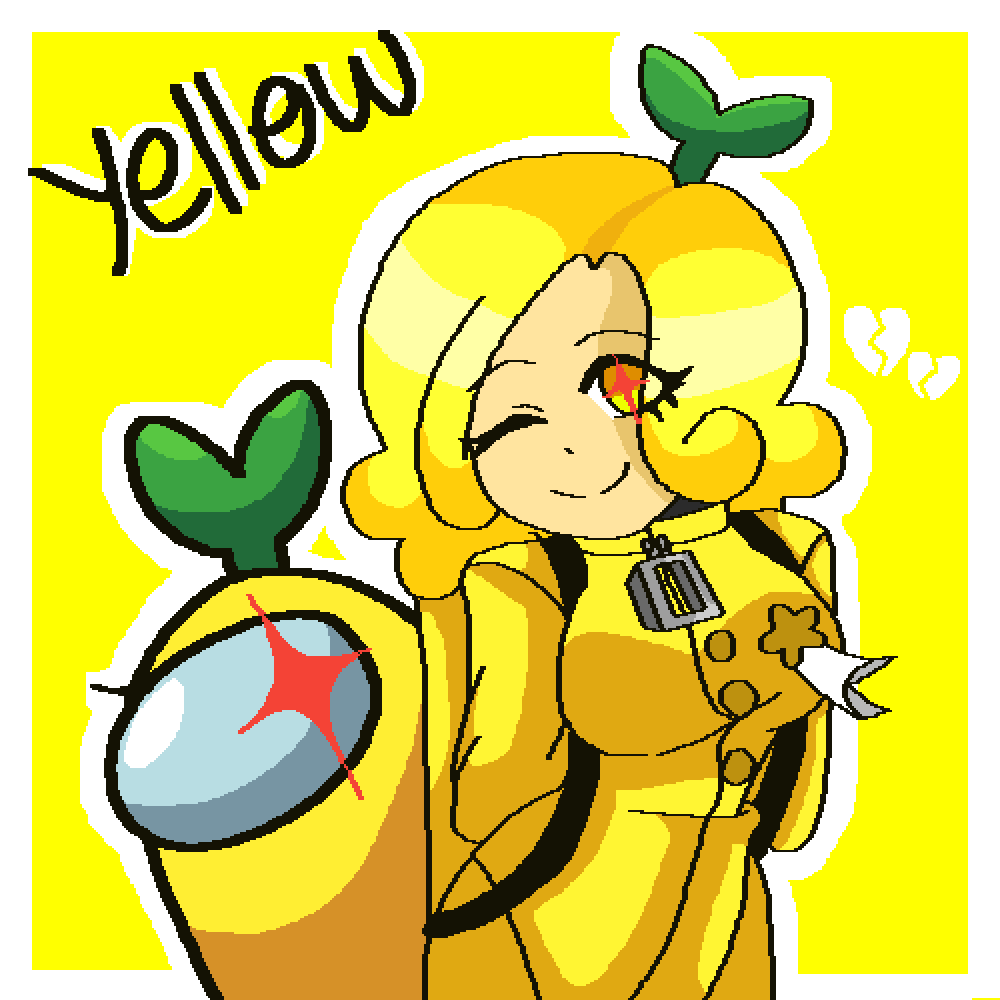 Pixilart Yellow By Moxhii
