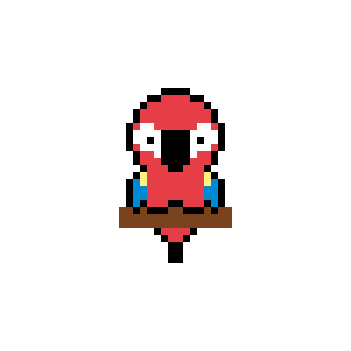 Editing Loro - Free online pixel art drawing tool - Pixilart