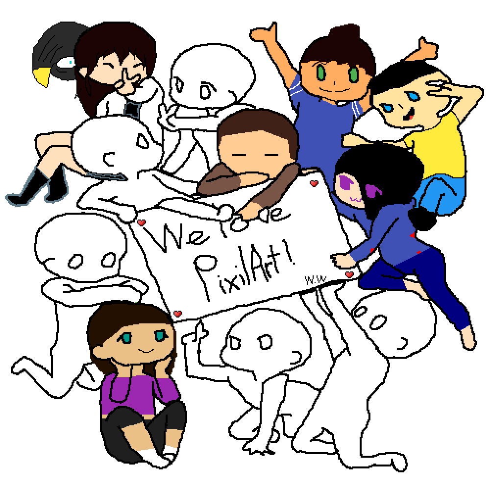 Editing COLAB TIME! - Free online pixel art drawing tool - Pixilart