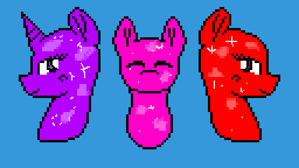 Editing galaxy BFFS - Free online pixel art drawing tool - Pixilart