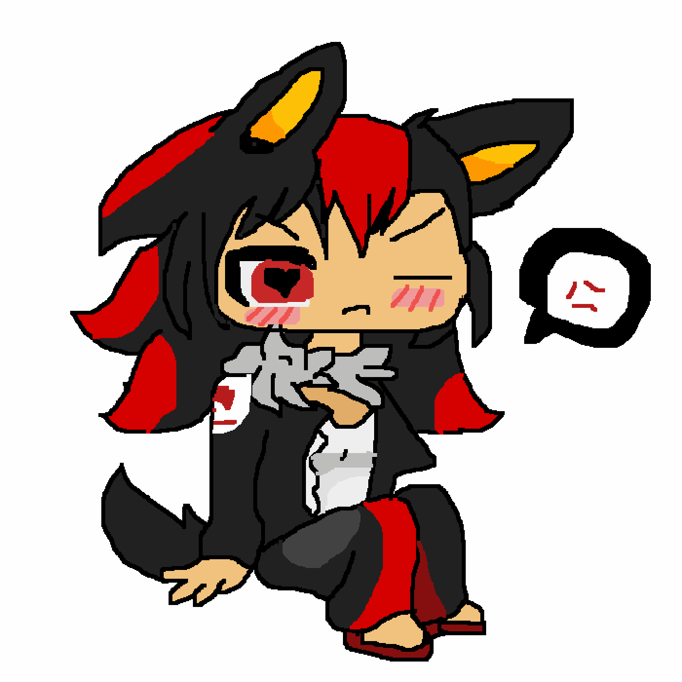 Shadow The Hedgehog Human Chibi