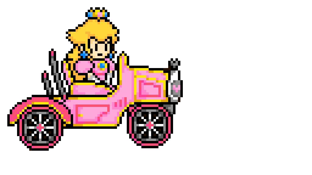 Pixilart - Peach Car by Schokopudding