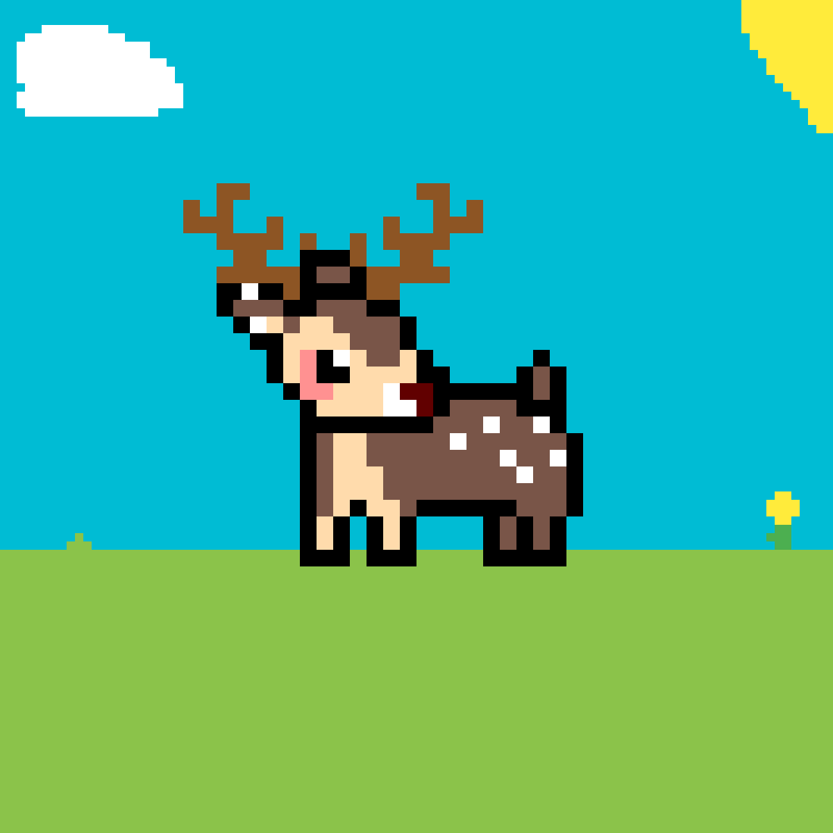 Pixilart - Deer by Goku-Black