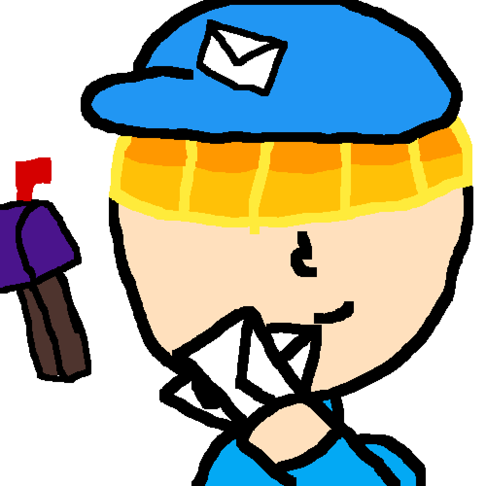 Pixilart - The mail man by Foxey