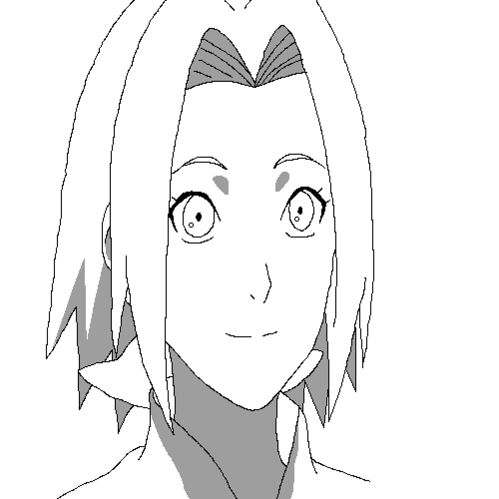 Pixilart - Sakura base by DinomiteNo1