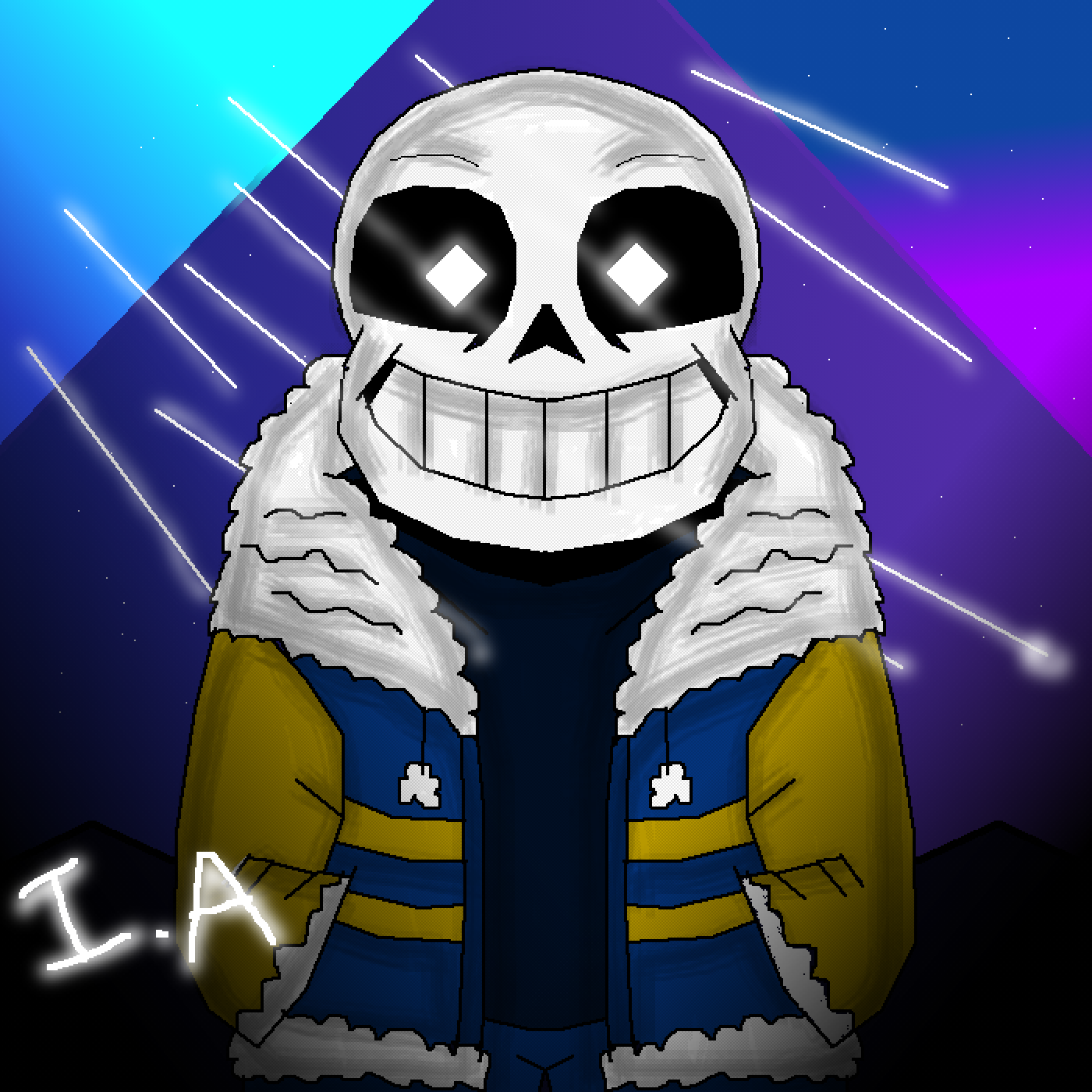 Pixilart - Outertale Sans by Insane-Artist