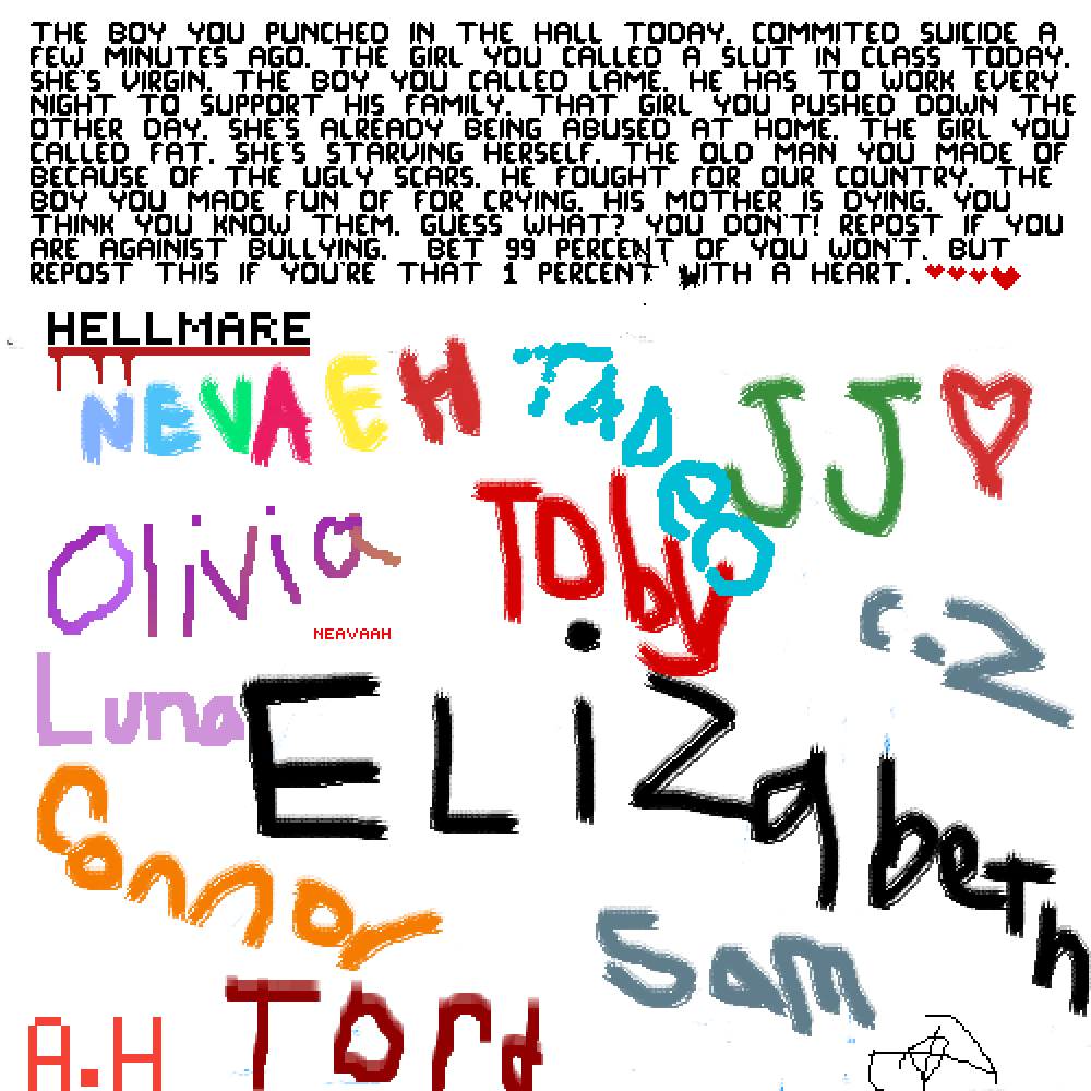 Pixilart - Read This And Sign by Flowerz