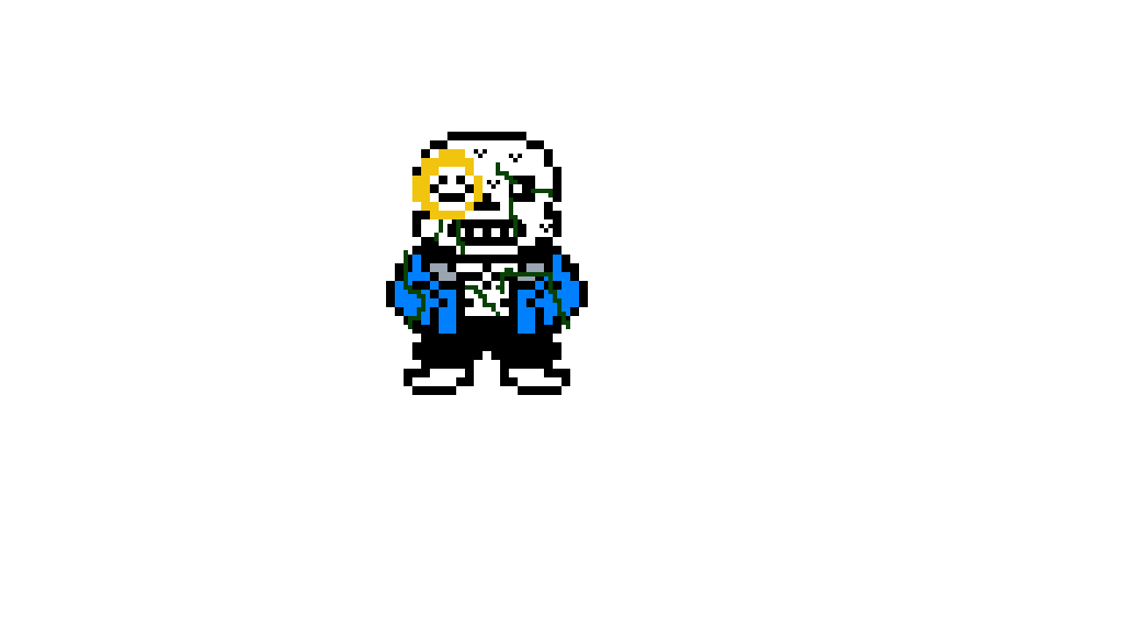 Pixilart - Corrupted sans by ZArceus101