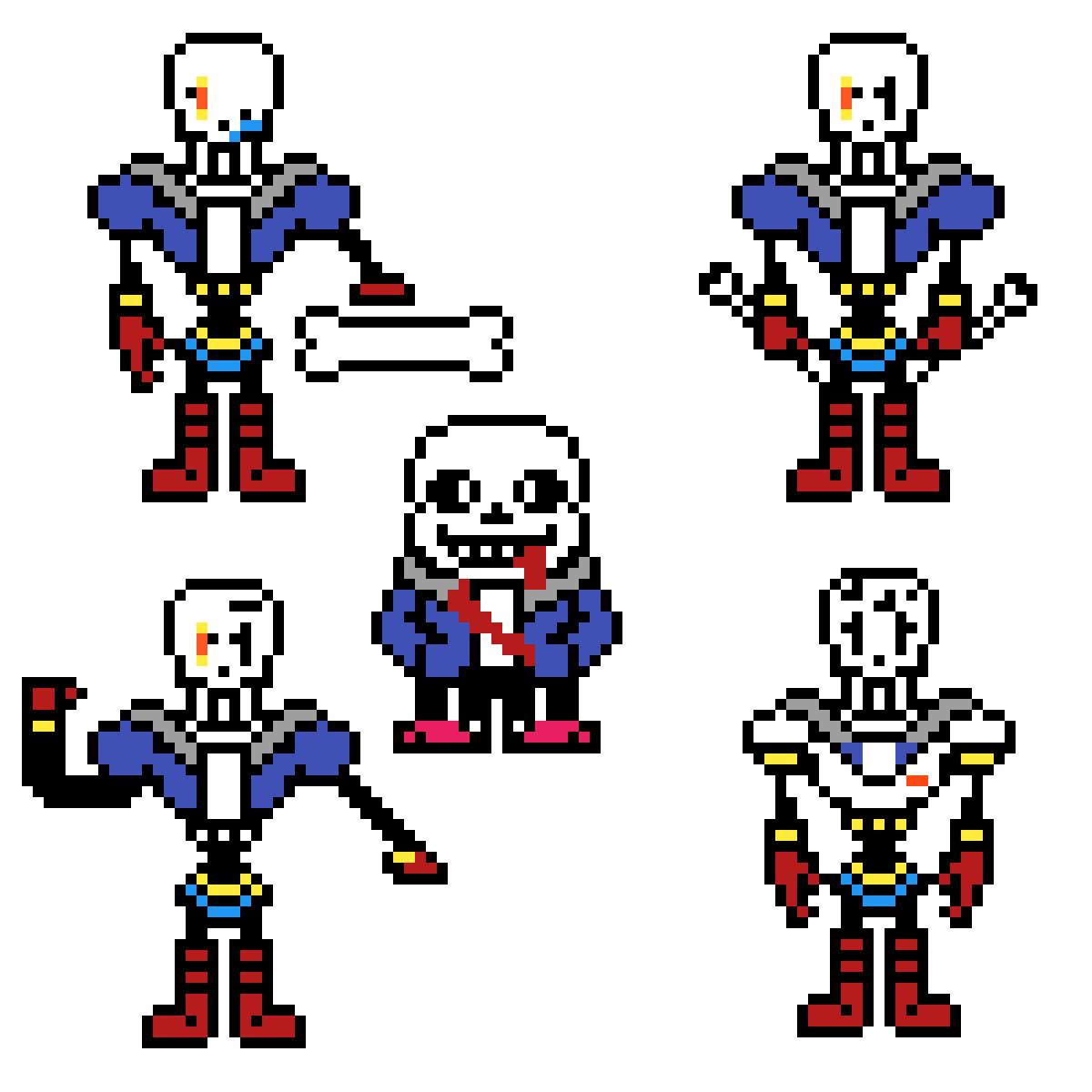 Pixilart - all papyrus disbelief by Hillluke125