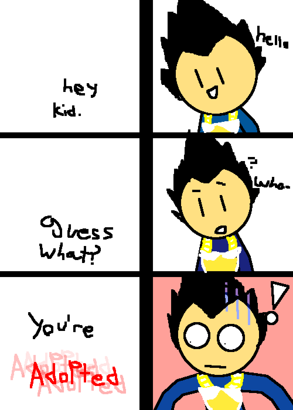 Pixilart - Vegeta is adopted by Phantom-pap