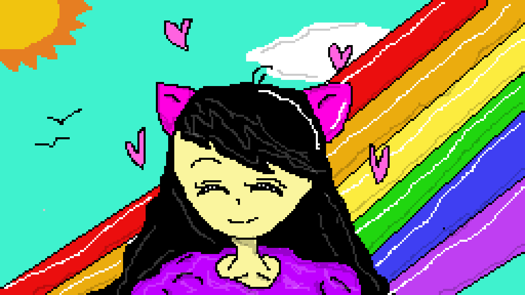 Editing Little miss kawaii :3 - Free online pixel art drawing tool ...