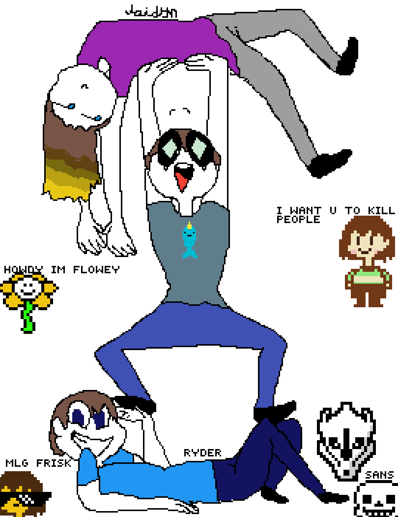 Editing undertale overload - Free online pixel art drawing tool - Pixilart