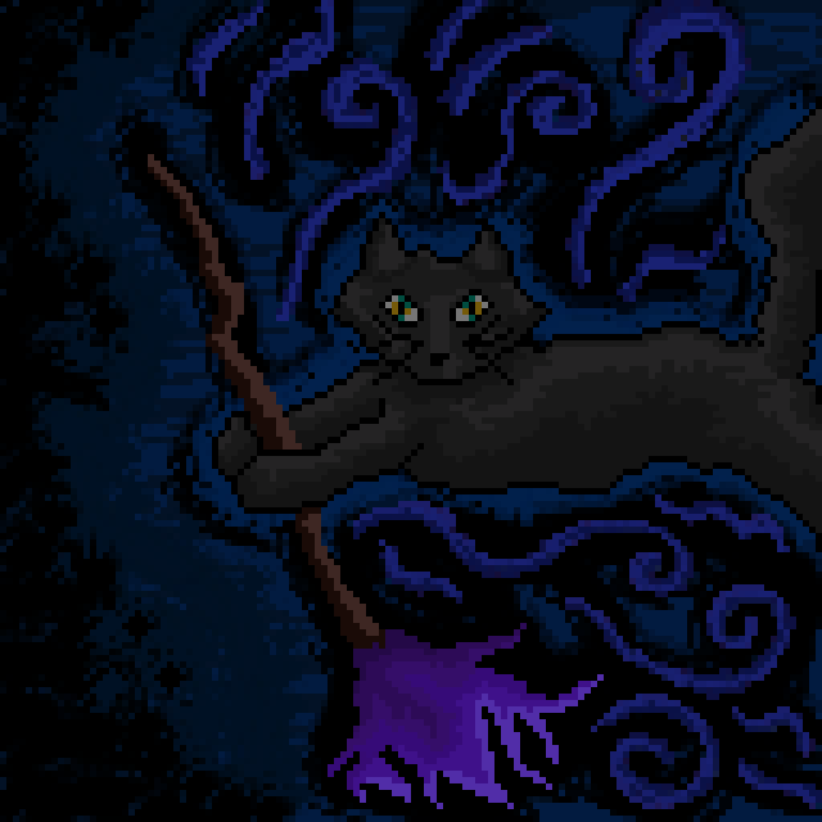 Pixilart - Broom Kitty by Darbz