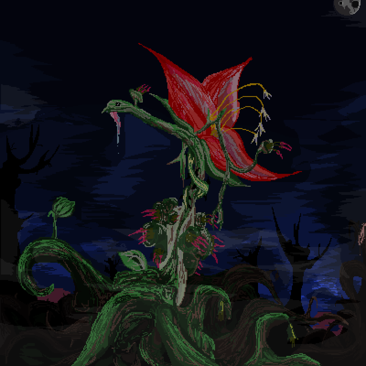 Pixilart - barma (night) by karlz