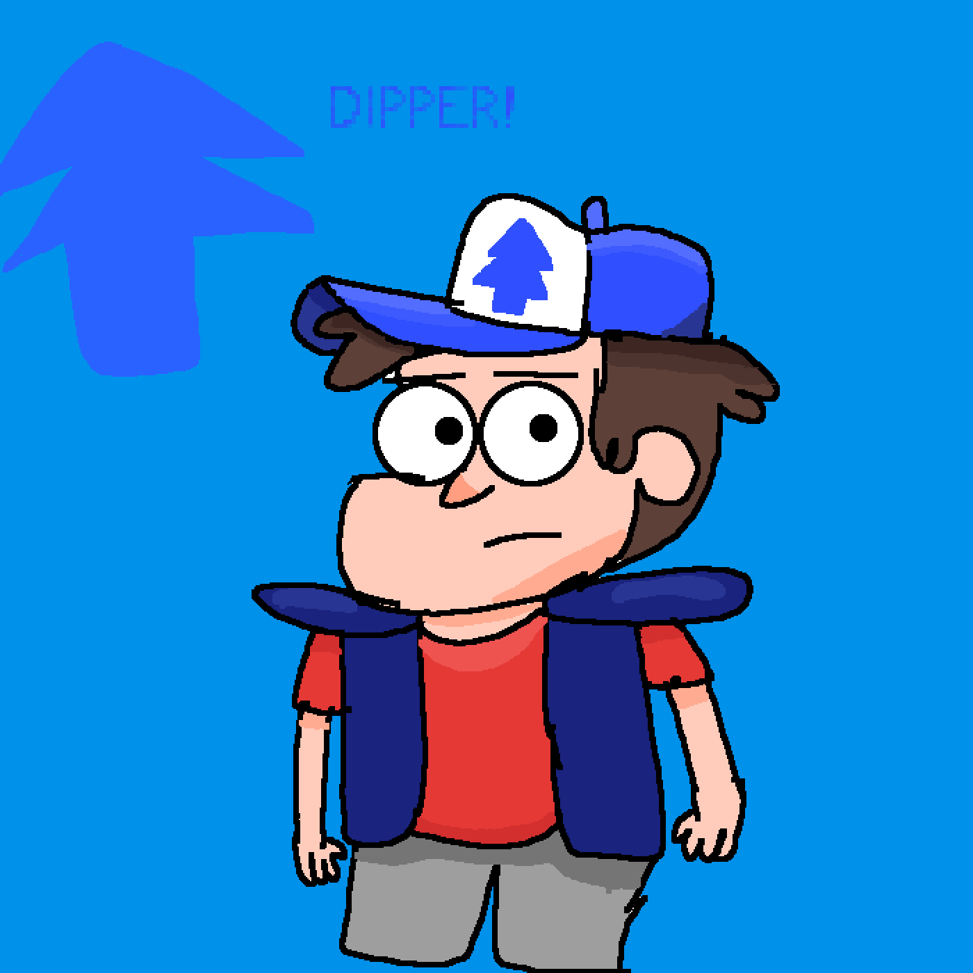 Pixilart - dipper by PixTales