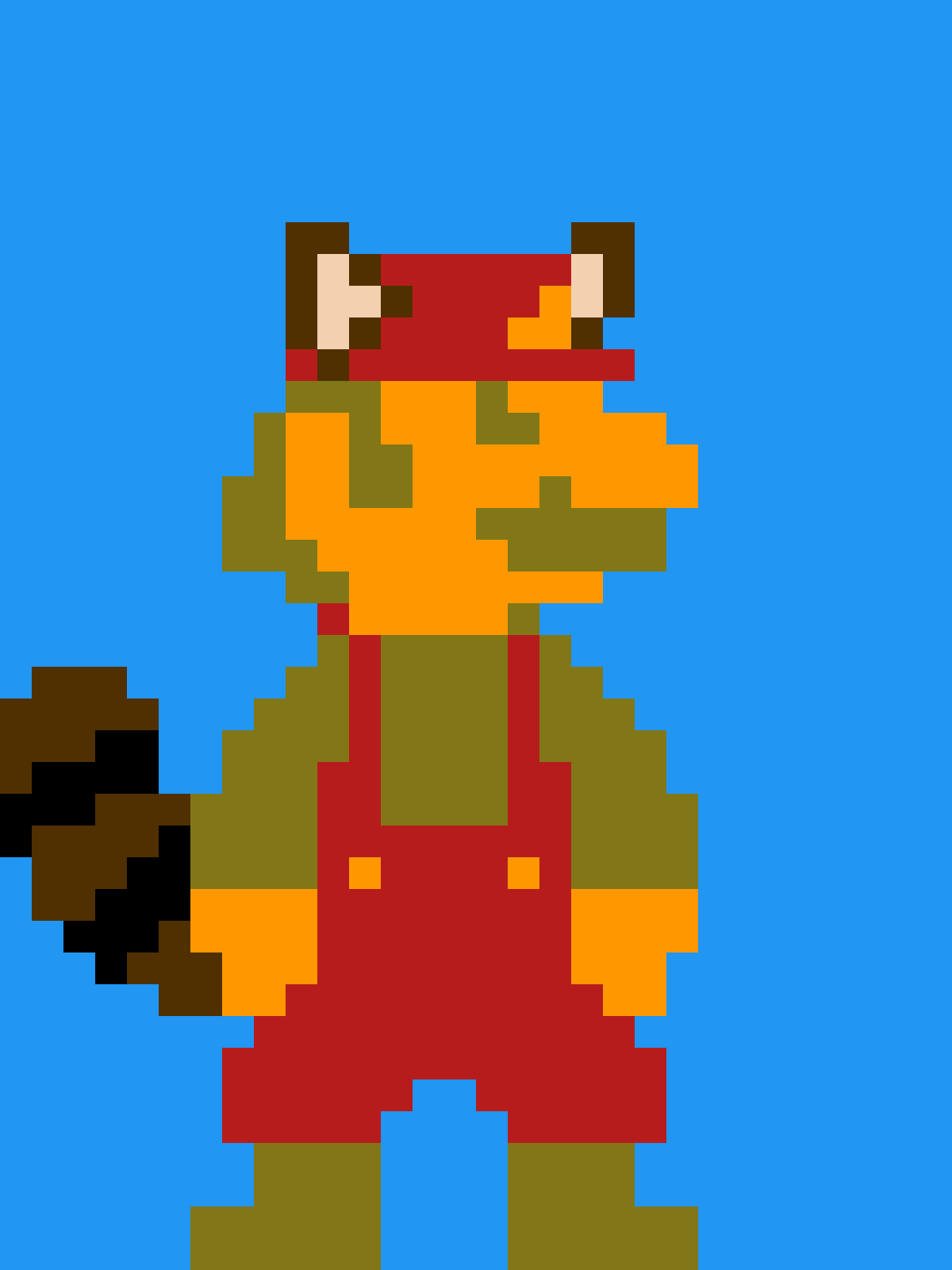 Pixilart - SMB1 Super leaf Mario 2 by koopastudios