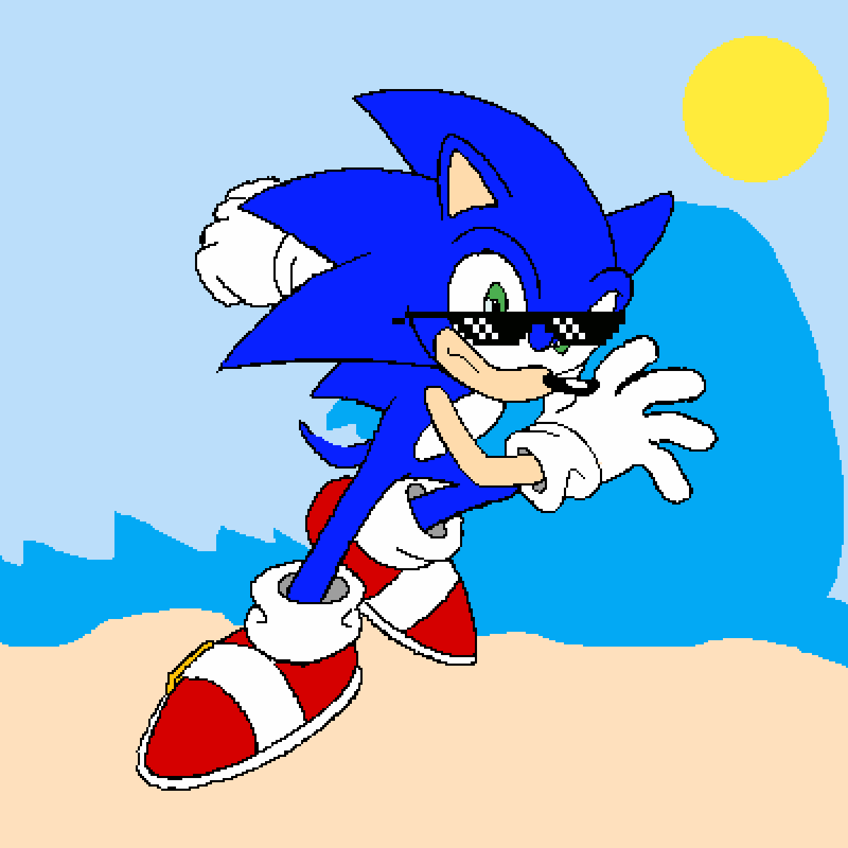 Pixilart - Running in the 90s gif by mehhhhh