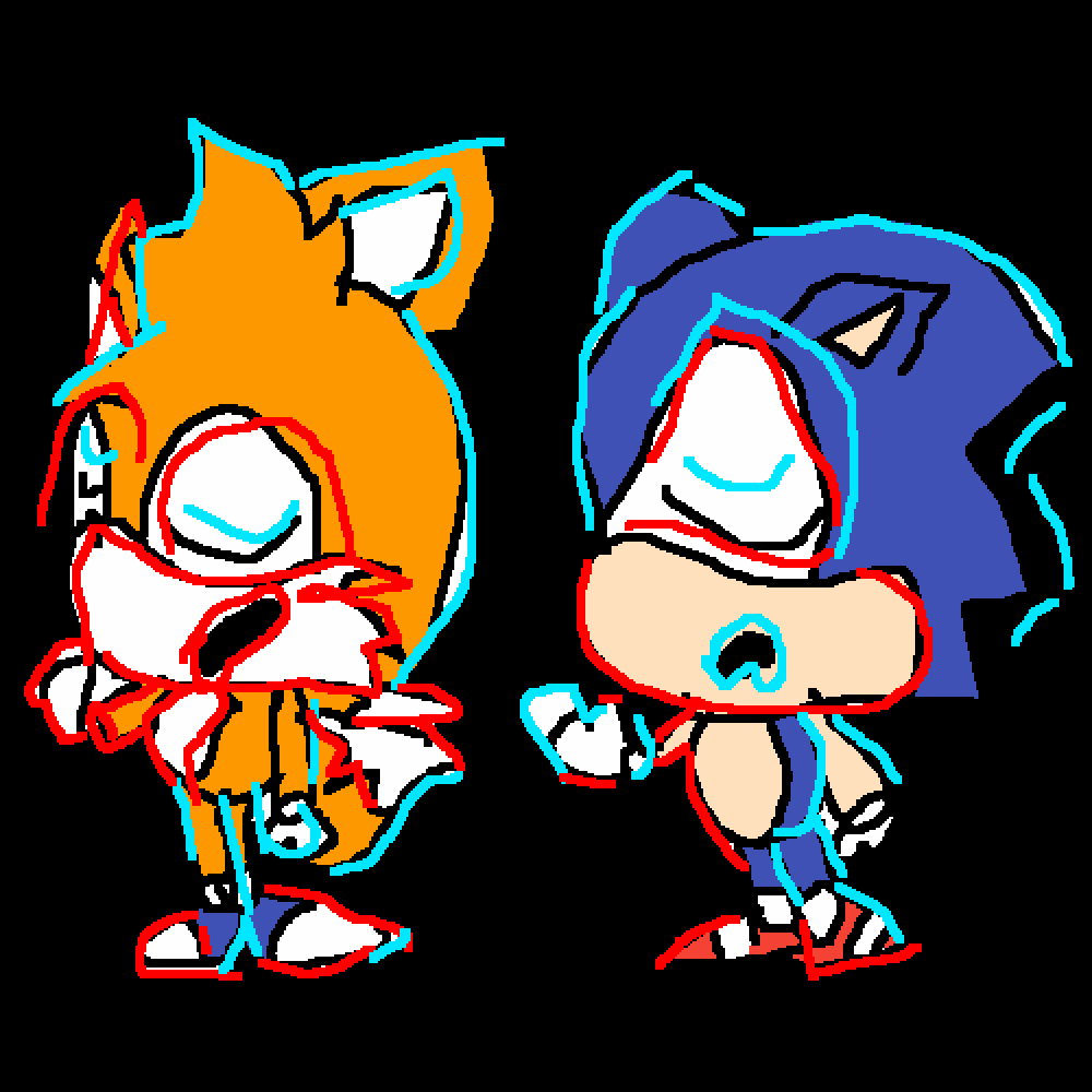 Pixilart - proto blue tails shoes by RafaStudios2023